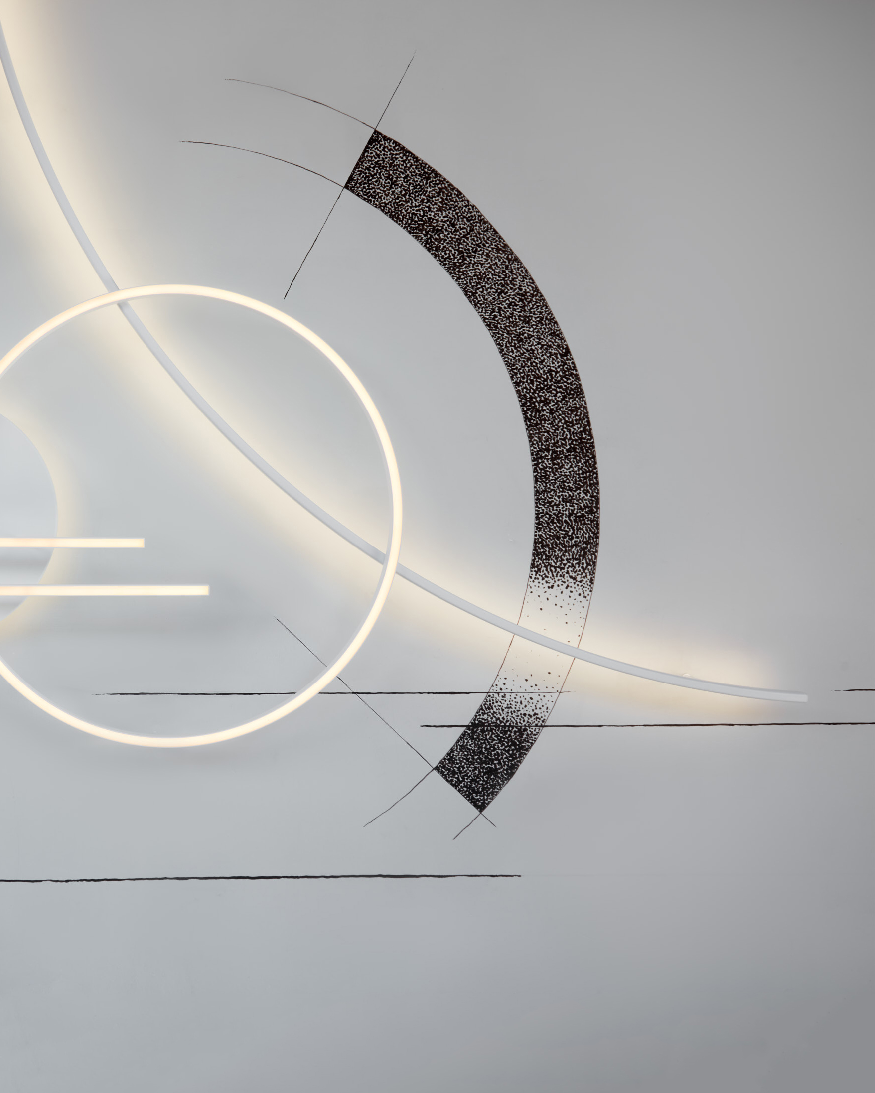 Contour mural no.1, 2 & 4 - APTUM Customized Lighting Creations